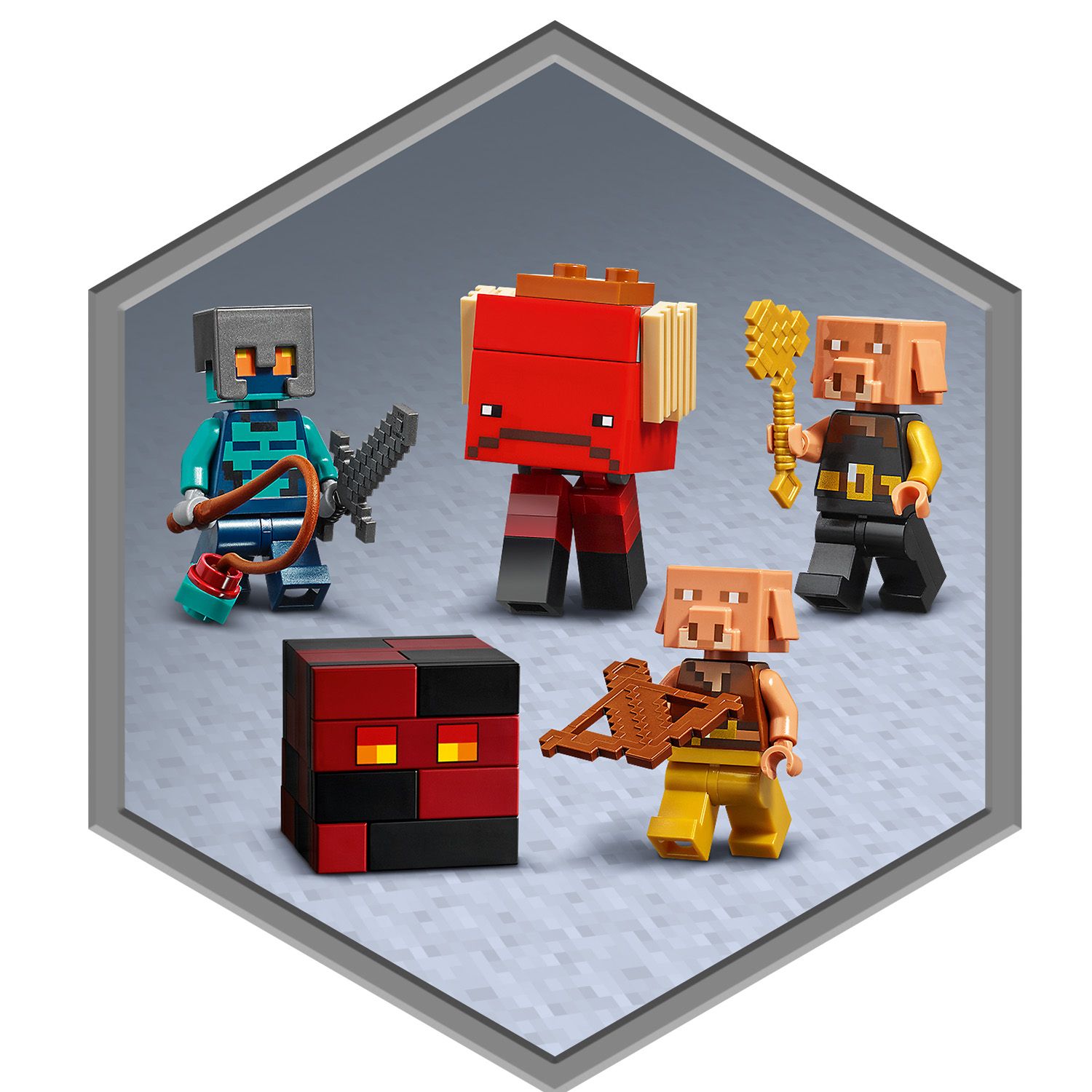 LEGO Minecraft 21185 Bastion w Netherze - Ceny i opinie - Ceneo.pl