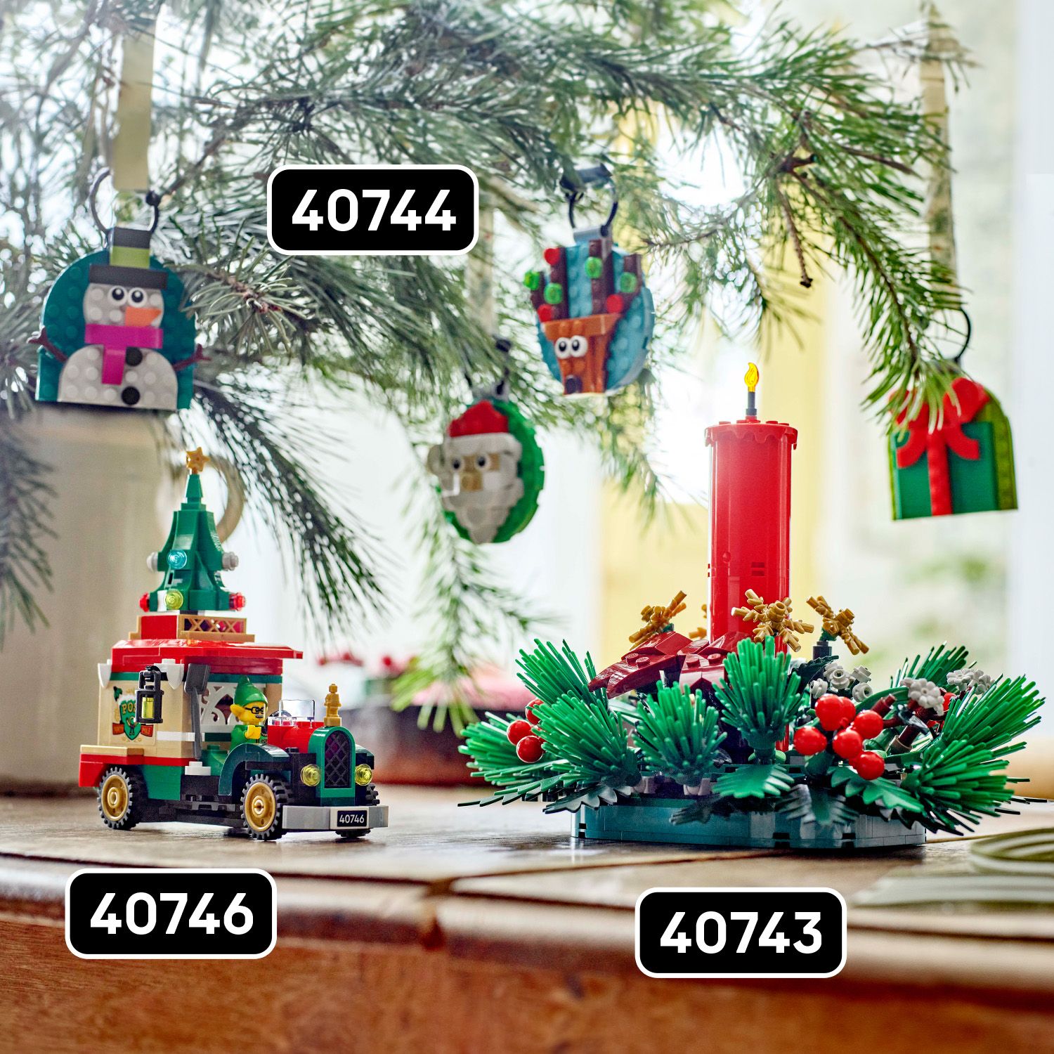 LEGO Iconic 40743 Świąteczna dekoracja stołu - Ceny i opinie - Ceneo.pl