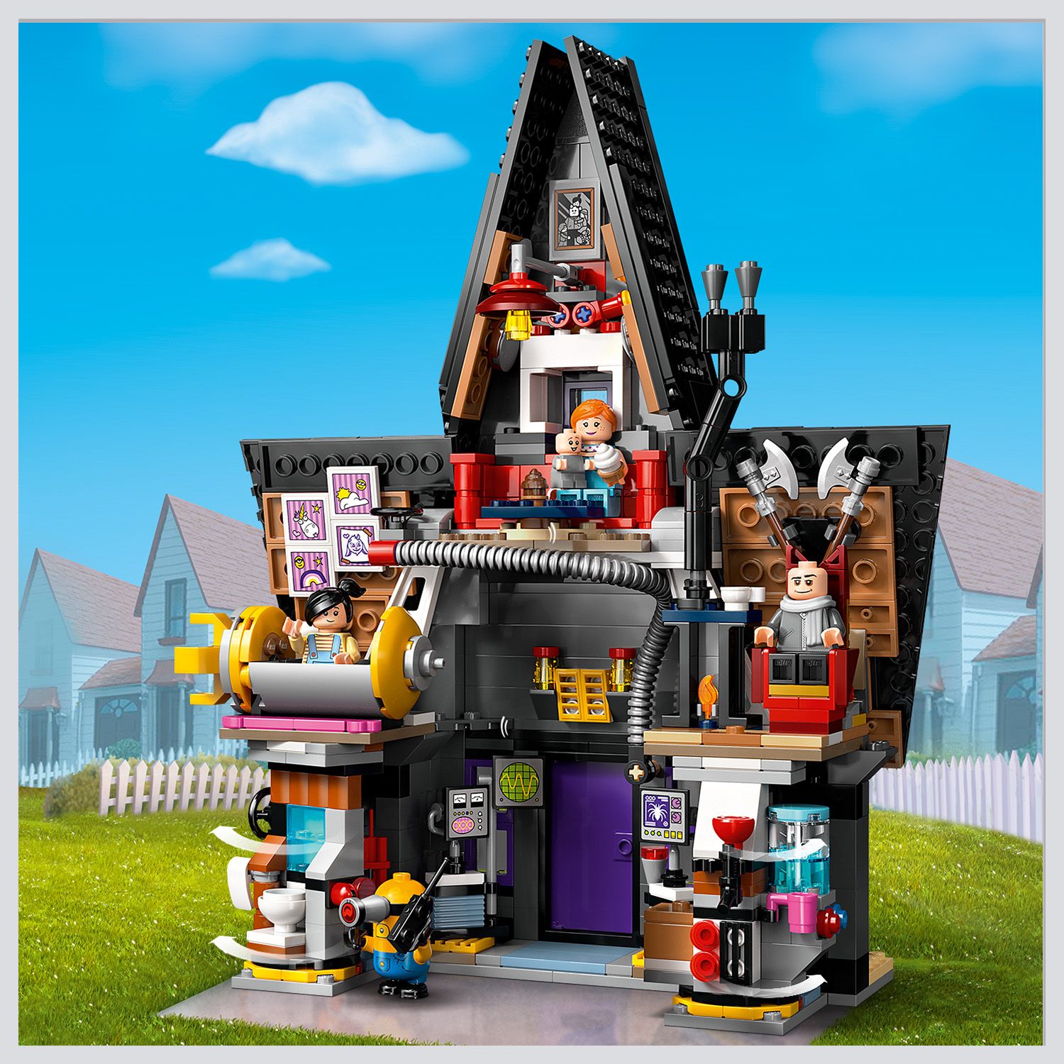 LEGO Despicable Me 4 75583 Rodzinna rezydencja Gru i minionków - Ceny i ...