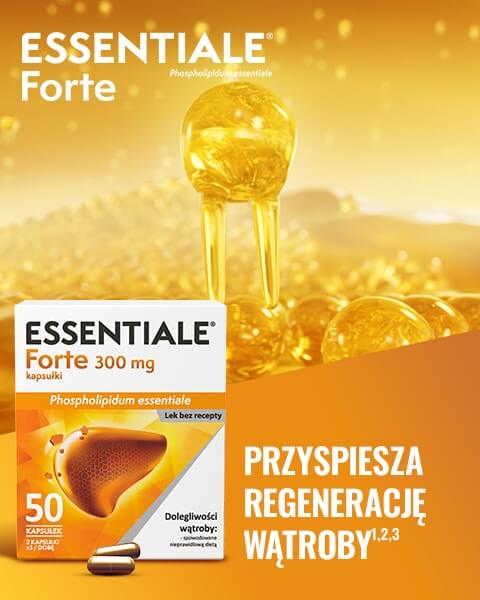 Essentiale Forte na wątrobę 300mg 50 kaps. - Opinie i ceny na Ceneo.pl