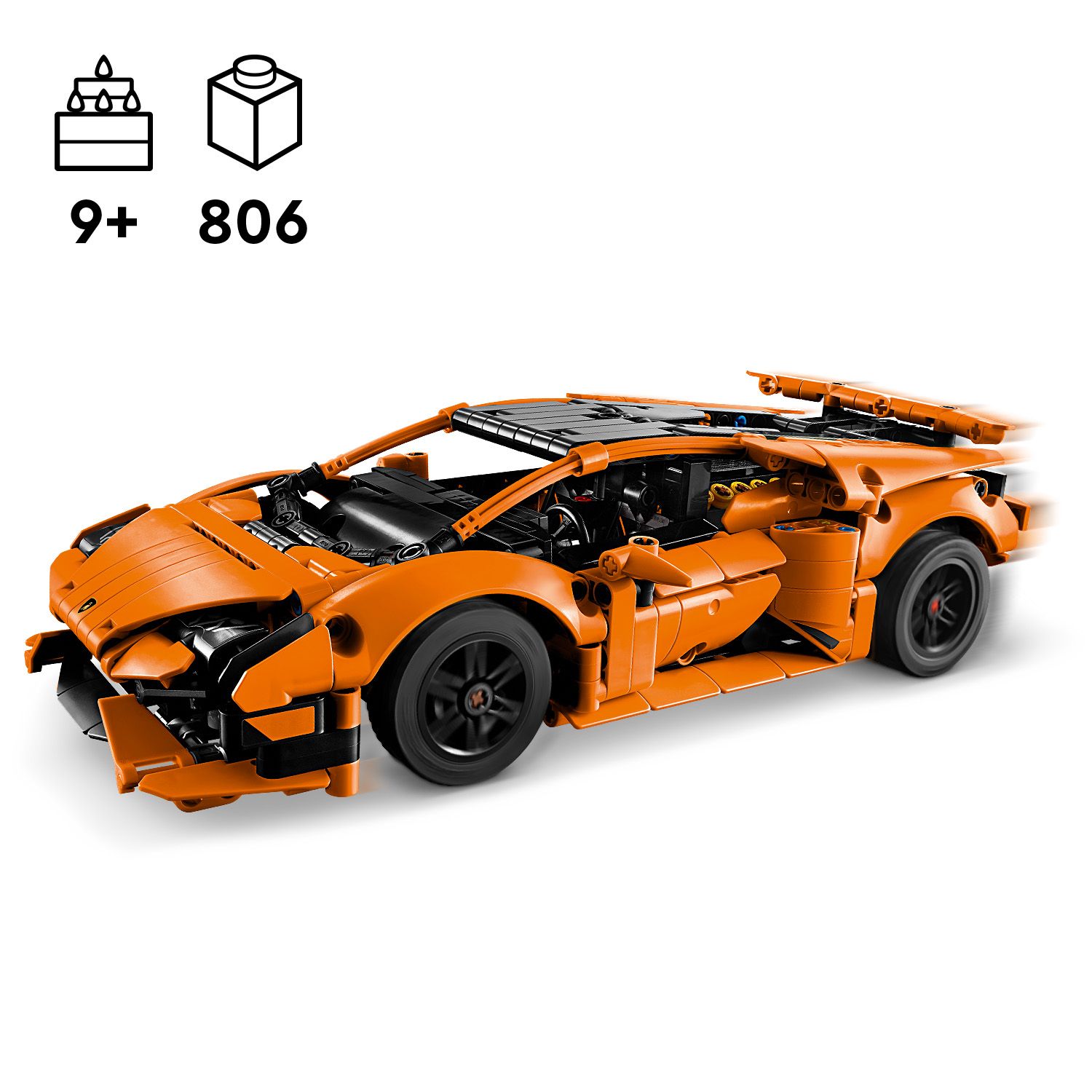 LEGO Technic 42196 Pomarańczowe Lamborghini Huracán Tecnica - Ceny i ...