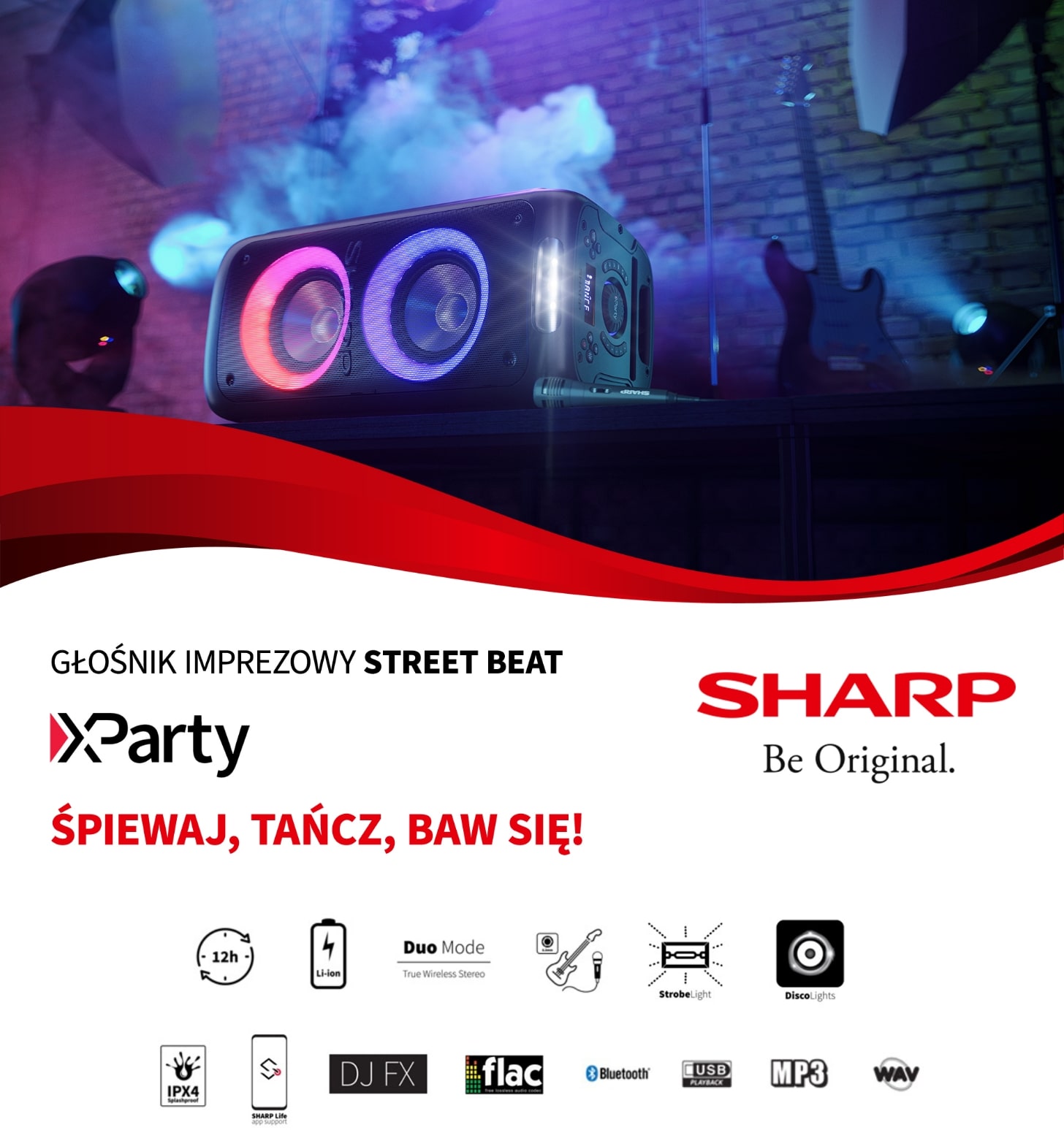 Sharp XParty Street Beat PS-949 - Opinie i ceny na Ceneo.pl