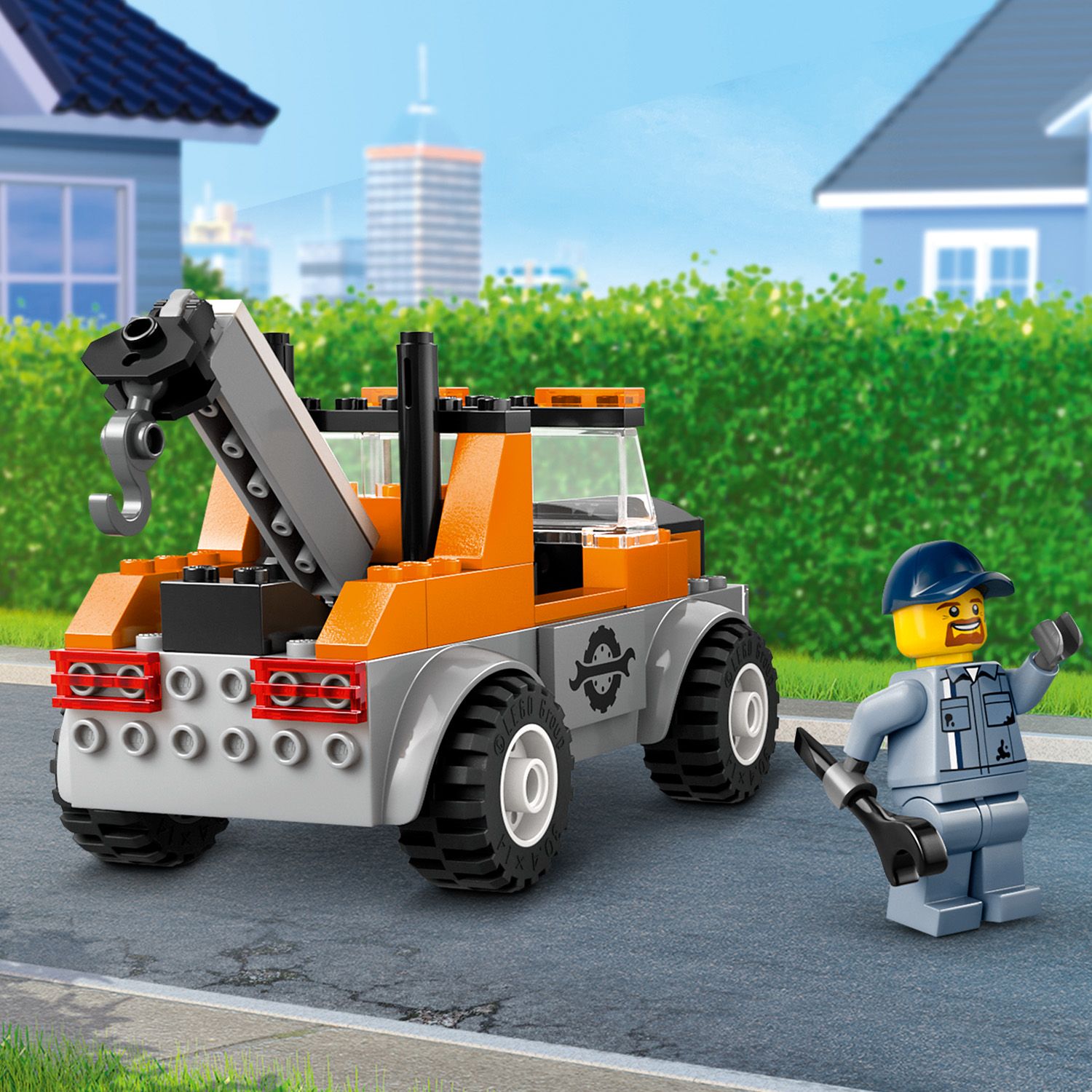 LEGO City 60435 Samochód pomocy drogowej i naprawa sportowego auta ...