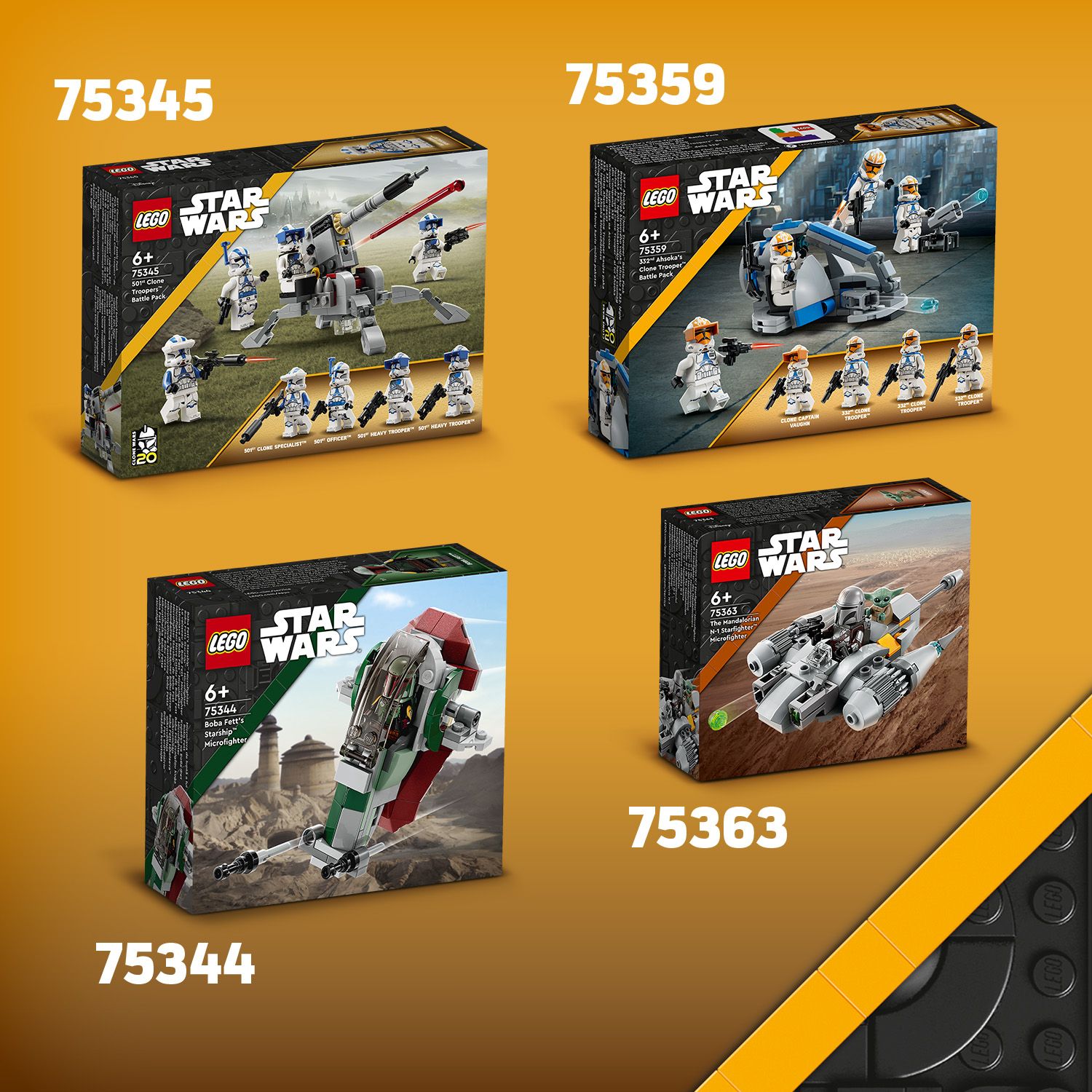 LEGO Star Wars 75359 Zestaw bitewny z 332. oddziałem klonów Ahsoki ...