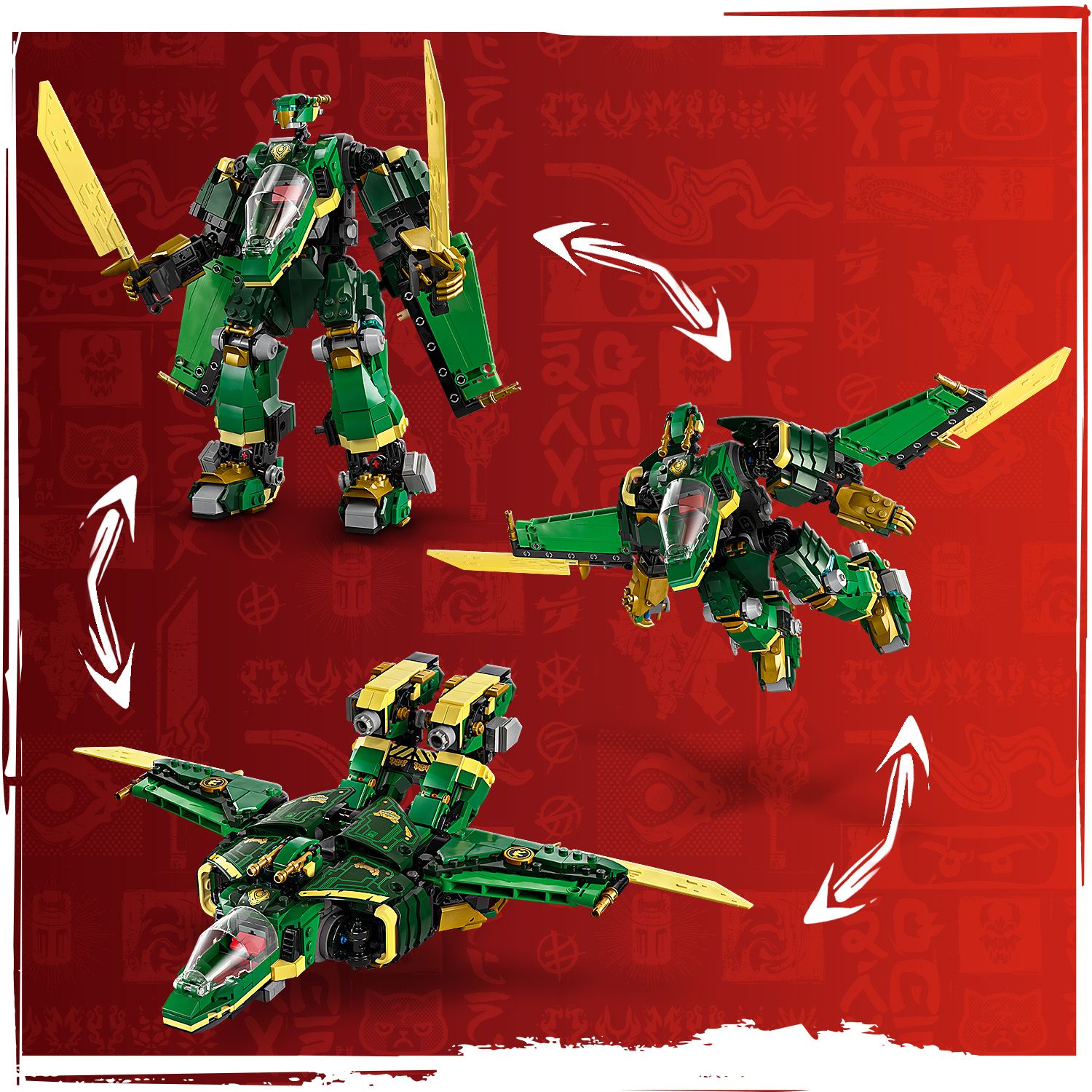 LEGO NINJAGO 71845 Odrzutowy mech Lloyda - Ceny i opinie - Ceneo.pl