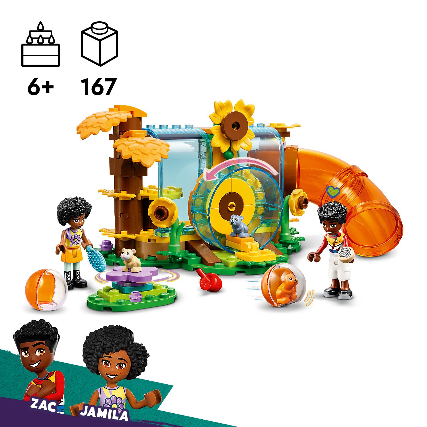 LEGO Friends 42601 Plac zabaw dla chomików - Ceny i opinie - Ceneo.pl