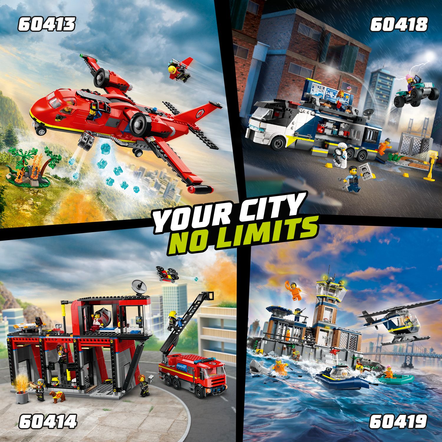 LEGO City 60413 Strażacki samolot ratunkowy - Ceny i opinie - Ceneo.pl
