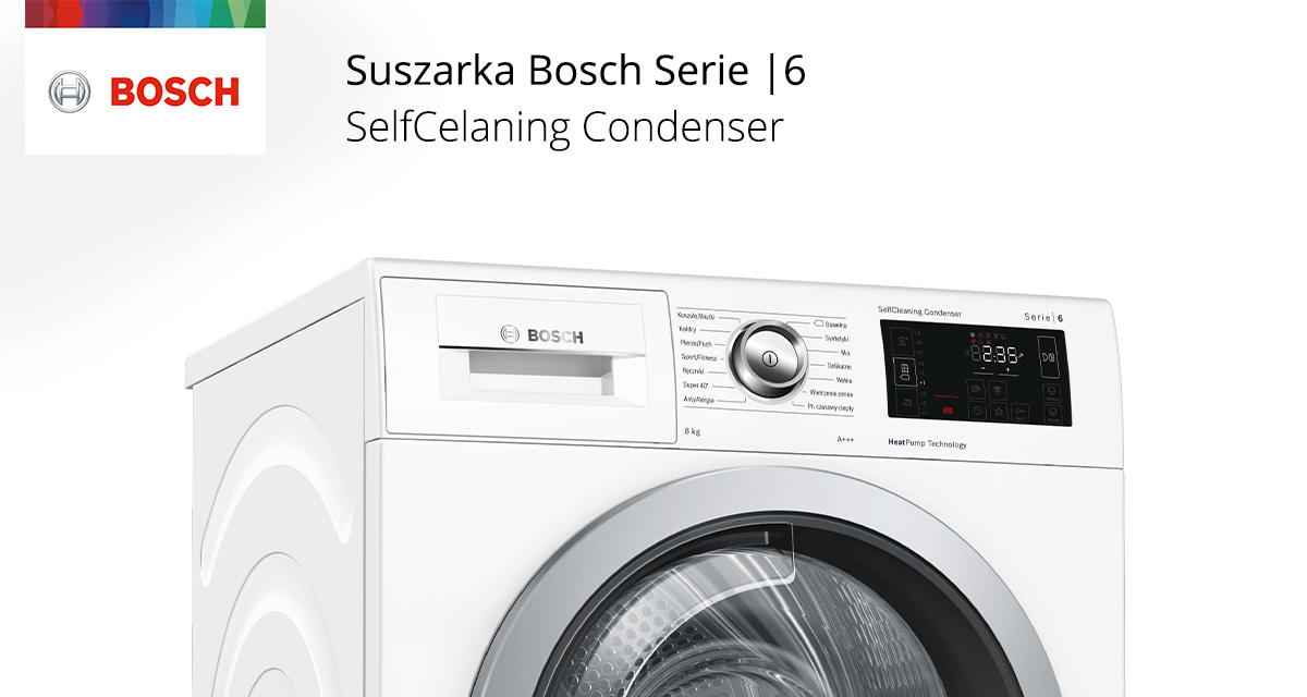 Suszarka Bosch SelfCleaning Condenser WTW876K0PL - Opinie i ceny na Ceneo.pl