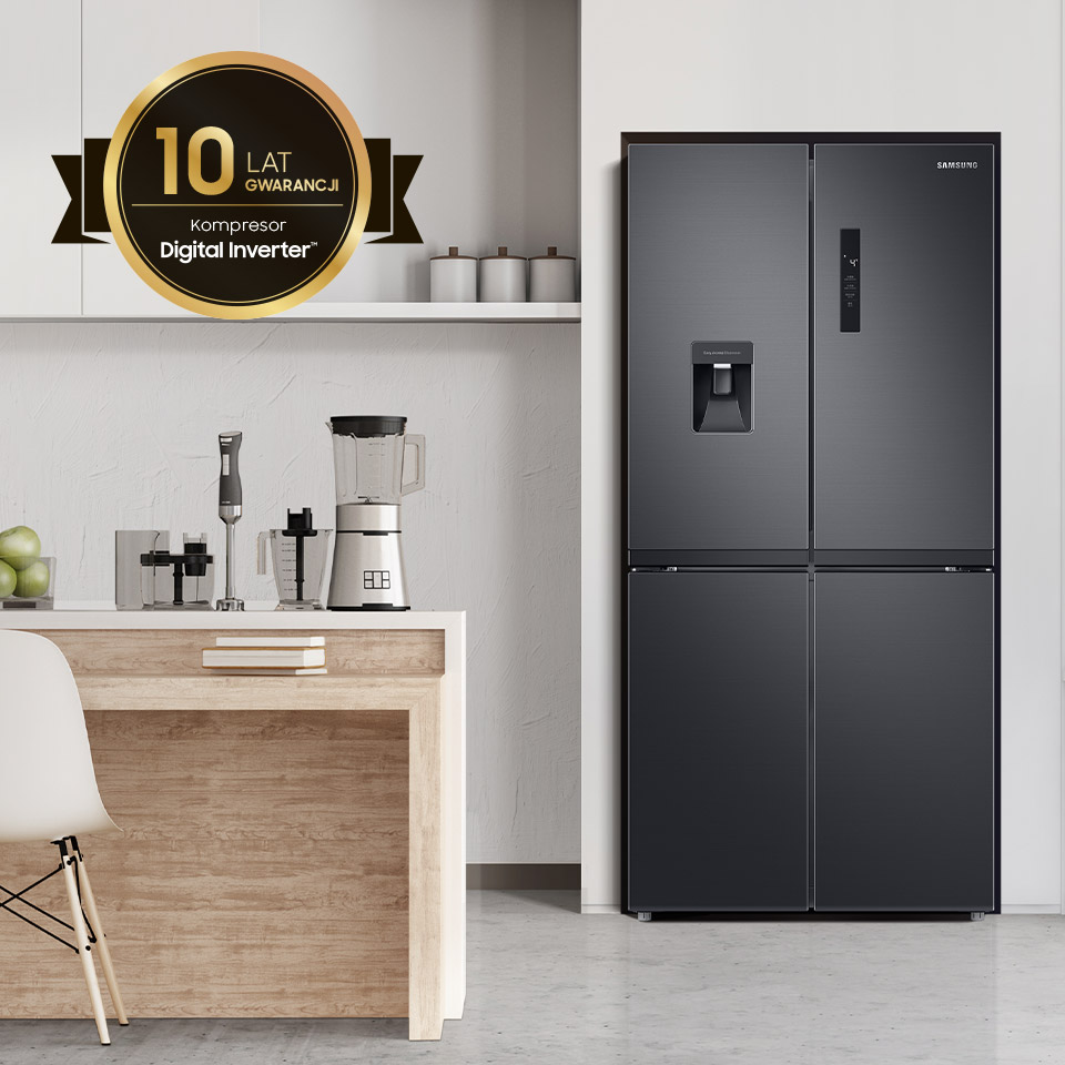 Lodówka Samsung RF48A401EB4 French Door 179,3 cm Czarna od 4799,99 zł ...