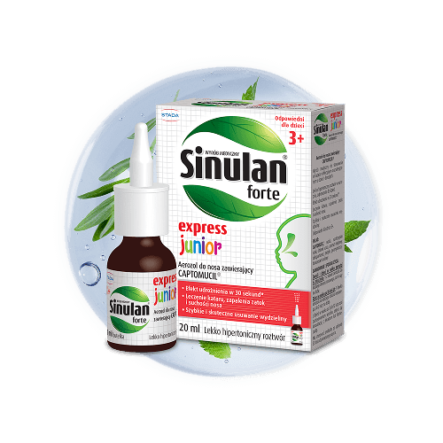 Sinulan Forte Tabletki powlekane wspierające komfort oddychania i układ ...