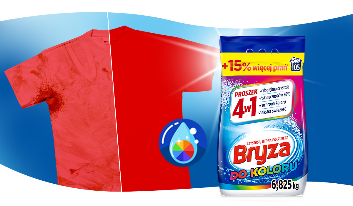 Bryza 4w1 proszek COLOR 6,825kg / 105 prań - Opinie i atrakcyjne ceny ...