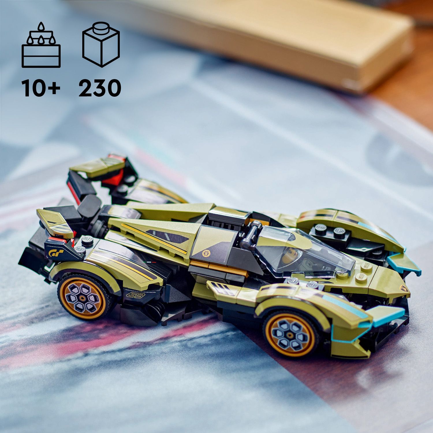 LEGO Speed Champions 76923 Luksusowe Lamborghini Lambo V12 Vision GT ...