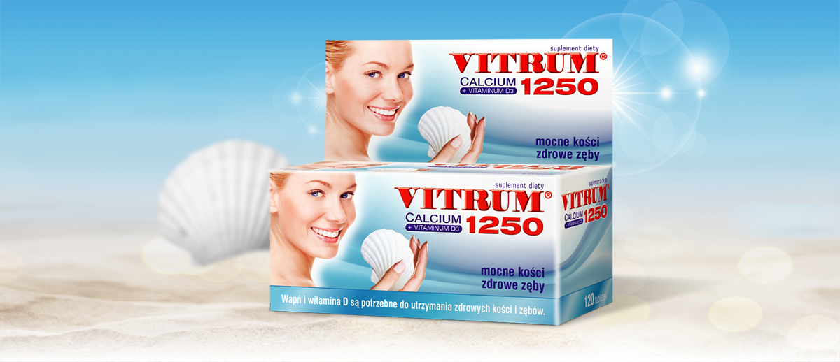 Vitrum Calcium 1250 + Vitaminum D3 60 tabletek - Opinie i ceny na Ceneo.pl