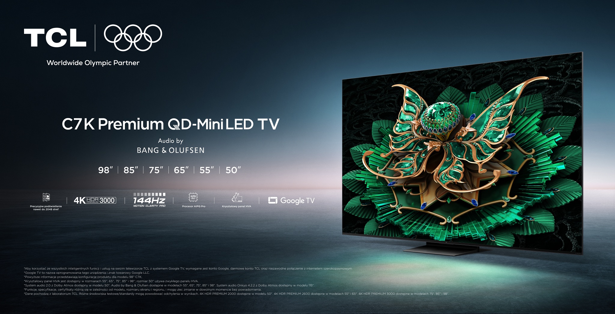 Telewizor QD-Mini LED TCL 75C7K 75 4K 75 cali - Opinie i ceny na Ceneo.pl