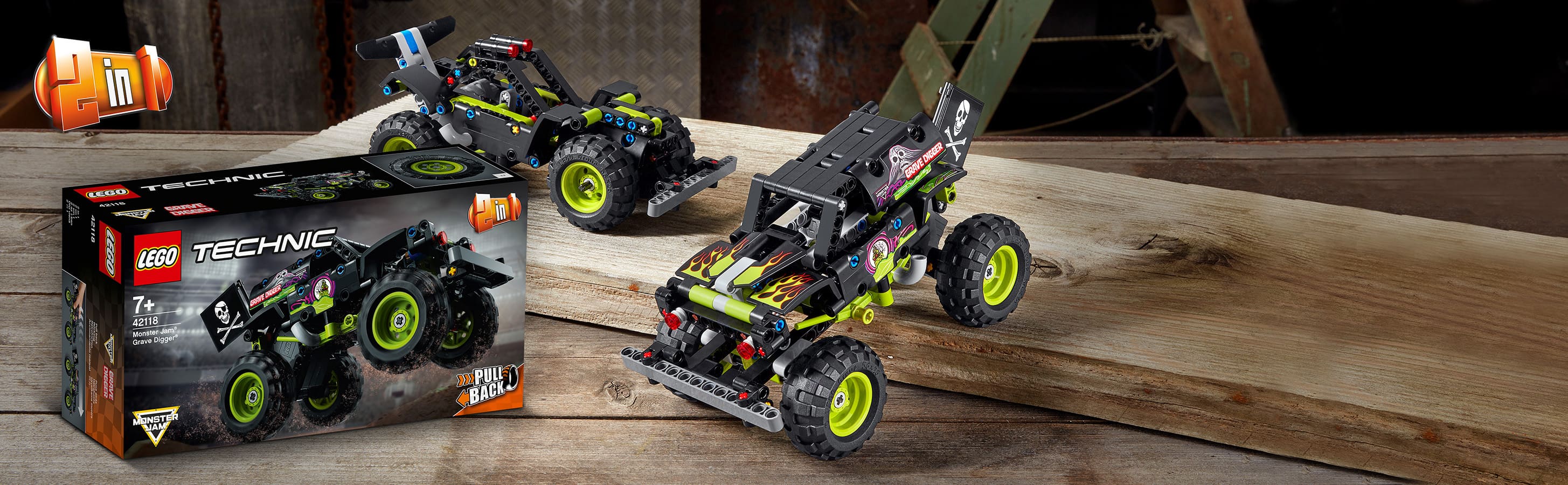 LEGO Technic 42118 Monster Jam Grave Digger - Ceny i opinie - Ceneo.pl