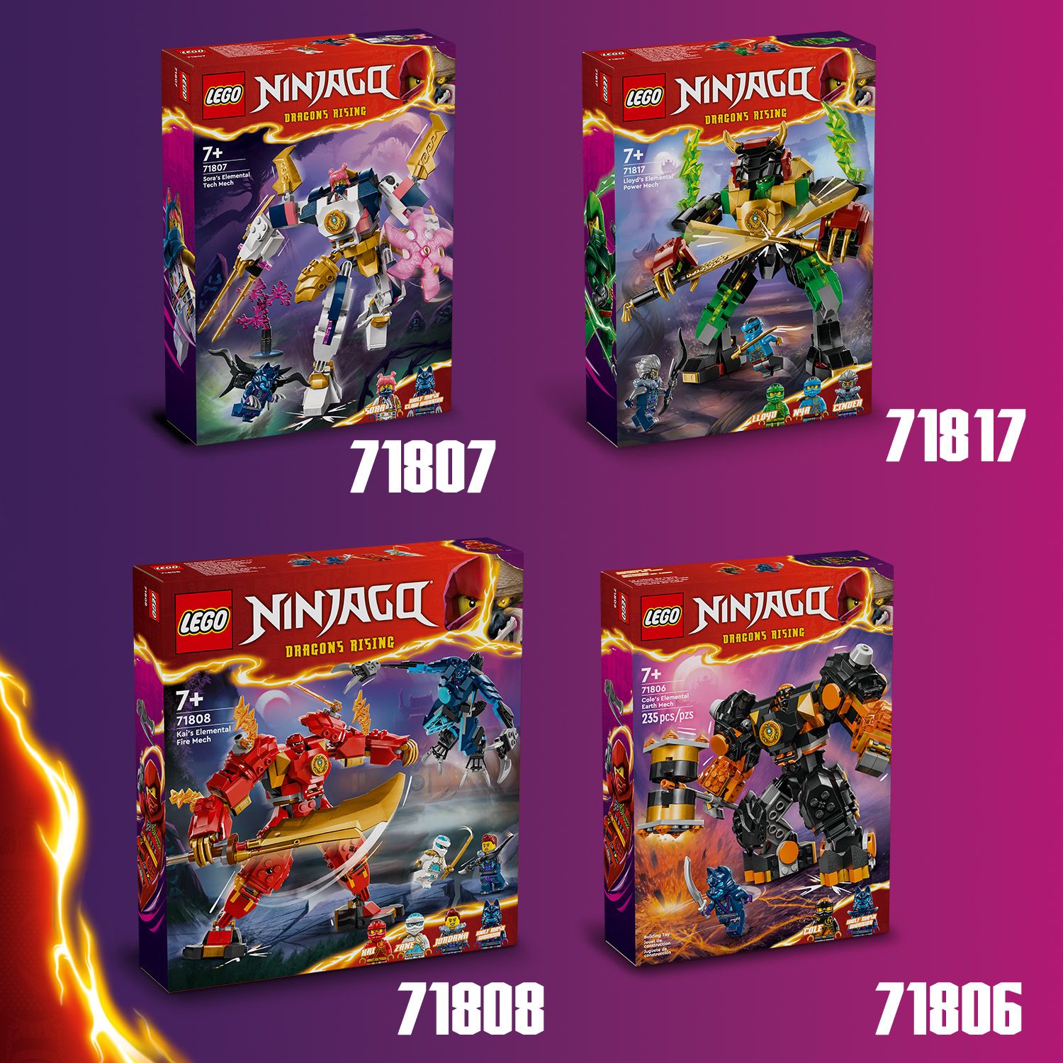 LEGO Ninjago 71817 Mech mocy żywiołu Lloyda - Ceny i opinie - Ceneo.pl