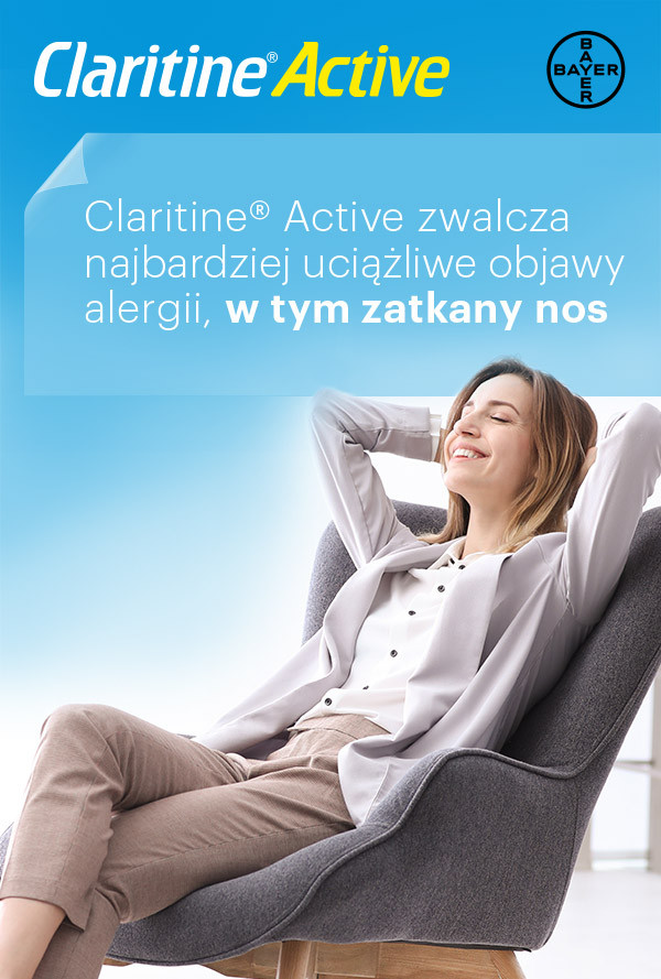 Lek na alergię Claritine Active 6 tabl. - Opinie i ceny na Ceneo.pl