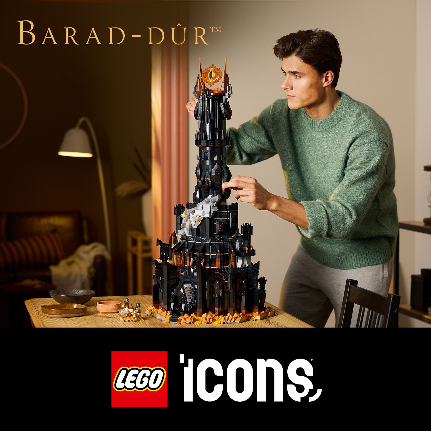 LEGO Icons 10333 Władca pierścieni: Barad-dûr - Ceny i opinie - Ceneo.pl