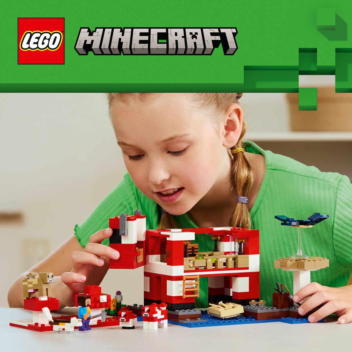 LEGO Minecraft 21270 Dom grzybowej krowy - Ceny i opinie - Ceneo.pl