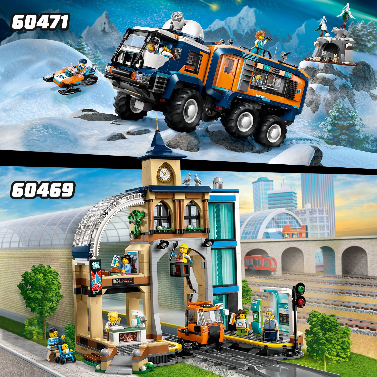 LEGO City 60470 Ekspres polarny arktycznych odkrywców - Ceny i opinie ...