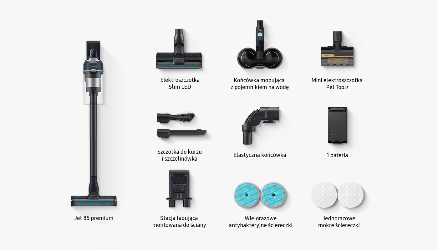 Samsung Jet 85 Premium VS20C852FTB/GE - Opinie i ceny na Ceneo.pl