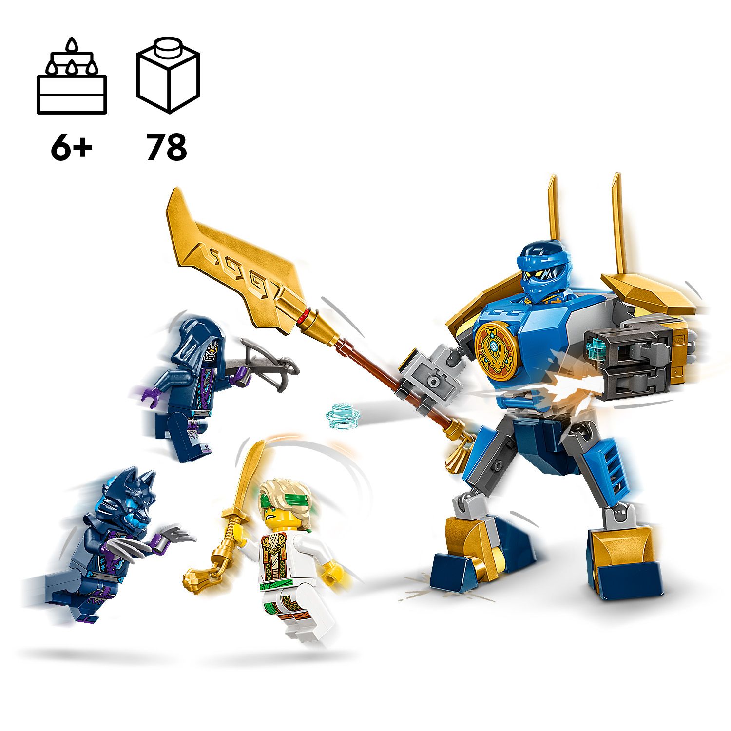 LEGO NINJAGO 71805 Zestaw bitewny z mechem Jaya - Ceny i opinie - Ceneo.pl