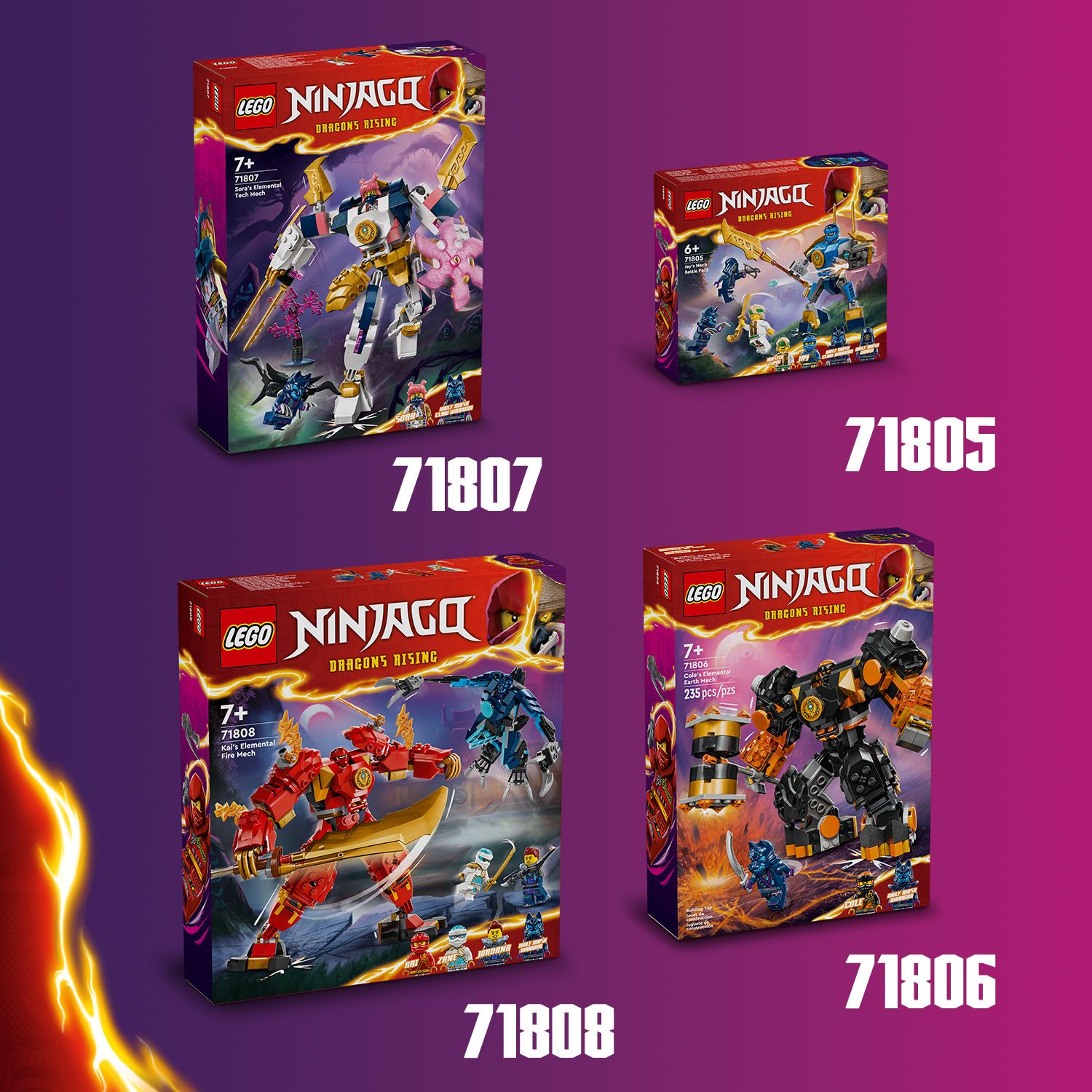 LEGO NINJAGO 71805 Zestaw bitewny z mechem Jaya - Ceny i opinie - Ceneo.pl