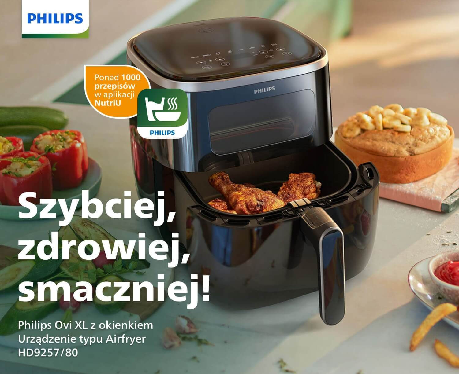 Frytkownica PHILIPS Airfryer Ovi XL HD9257/80 - Opinie i ceny na Ceneo.pl