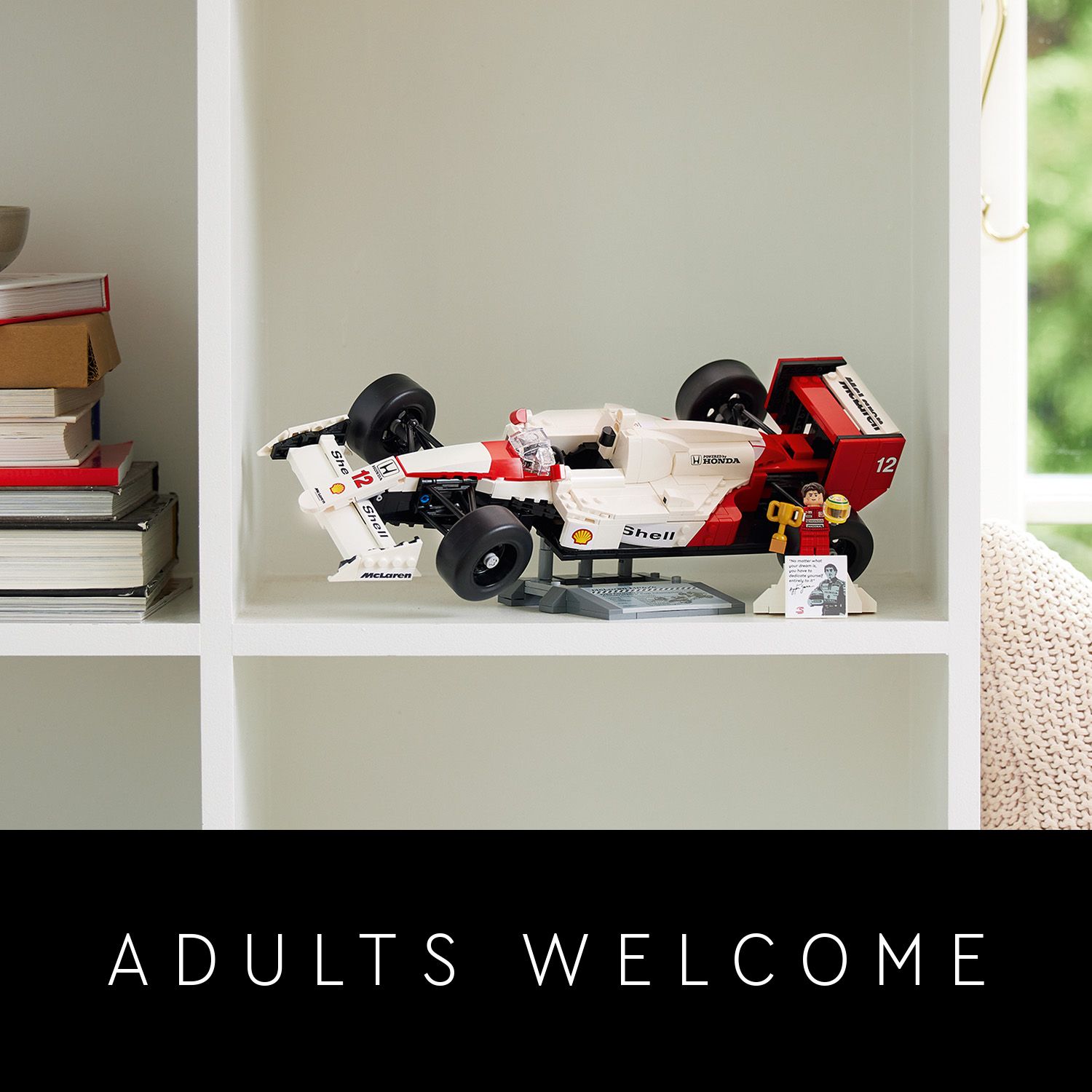 LEGO Icons 10330 McLaren MP4/4 i Ayrton Senna - Ceny i opinie - Ceneo.pl