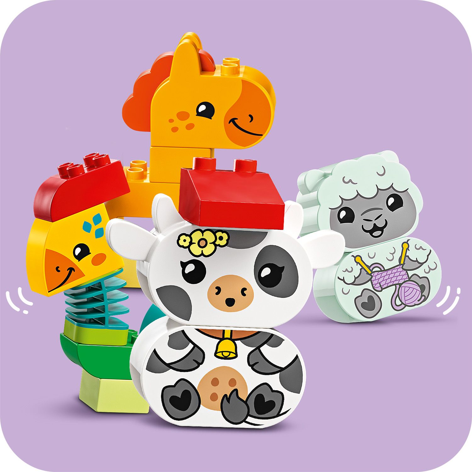 LEGO DUPLO My First 10412 Pociąg ze zwierzątkami - Ceny i opinie - Ceneo.pl
