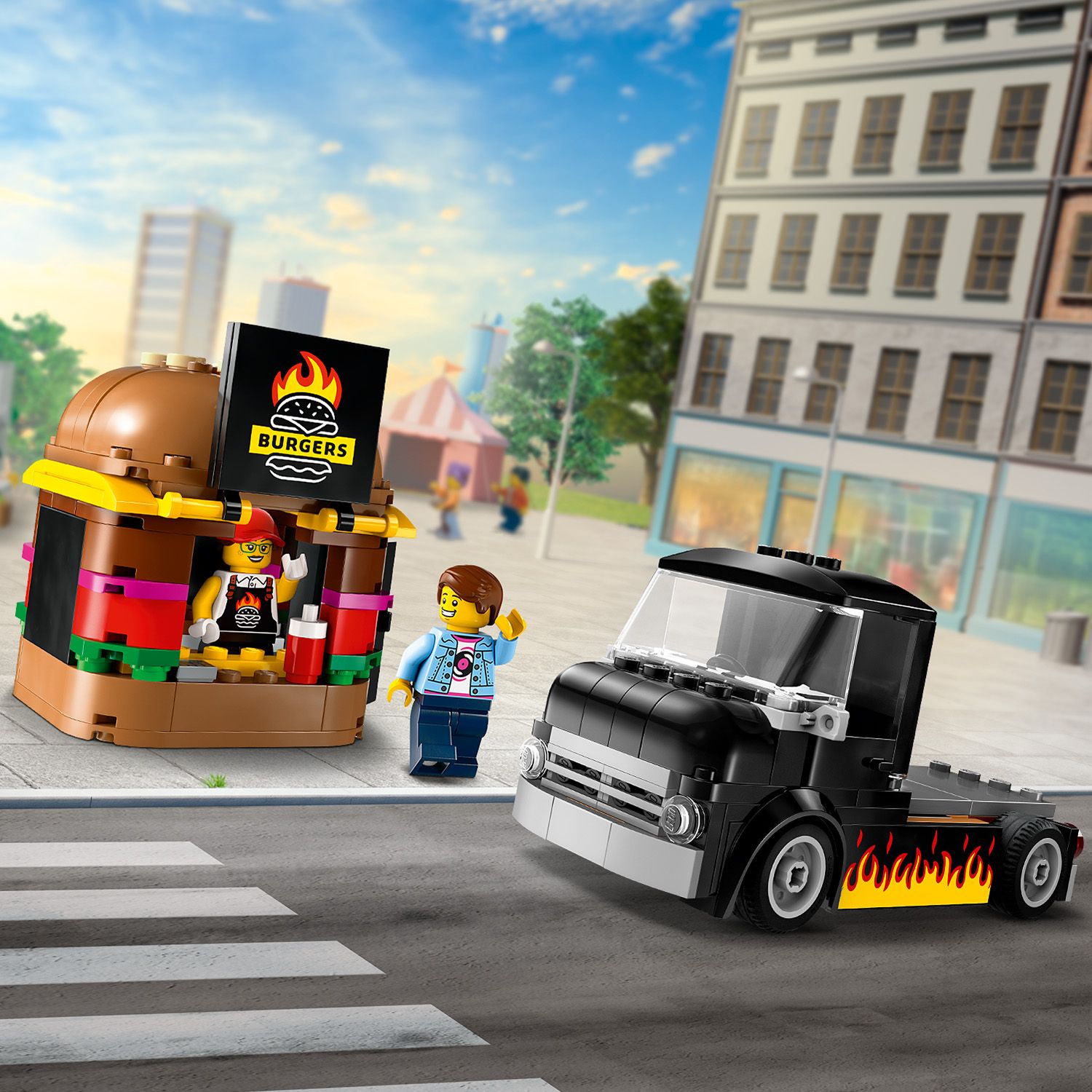 LEGO City 60404 Ciężarówka z burgerami - Ceny i opinie - Ceneo.pl