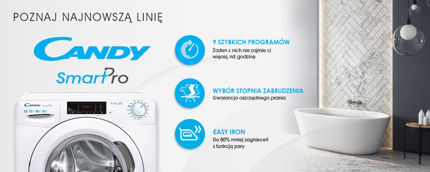 Pralka Candy SmartPro CSO 1295TW4/1-S - Opinie i ceny na Ceneo.pl
