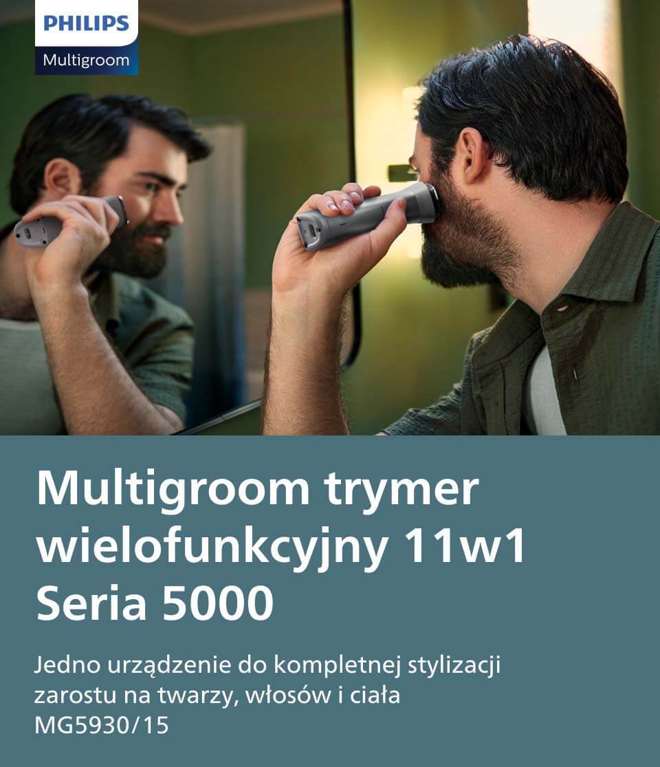 Trymer PHILIPS Multigroom series 5000 11w1 MG5930/15 - Opinie i ceny na Ceneo.pl
