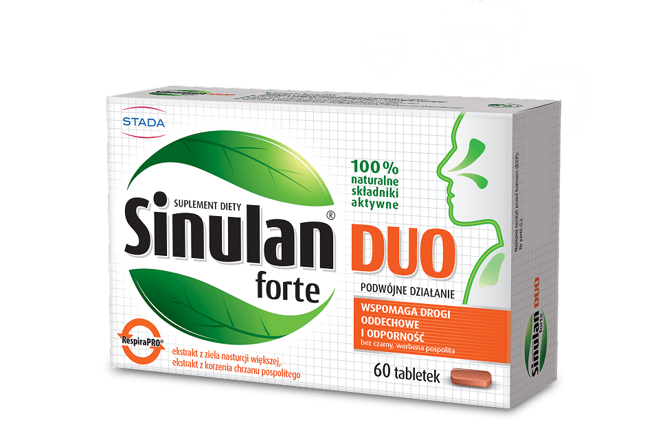 Sinulan Duo Forte Tabletki powlekane wspierające układ oddechowy i ...