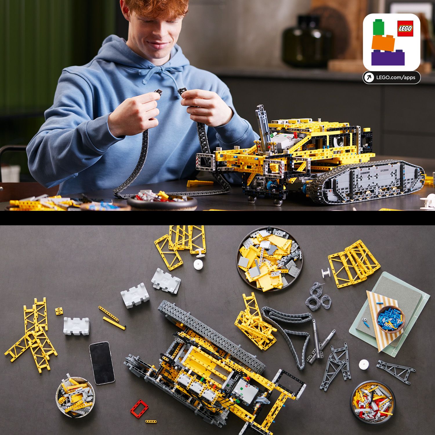 LEGO Technic 42146 Żuraw gąsienicowy Liebherr LR 13000 - Ceny i opinie ...